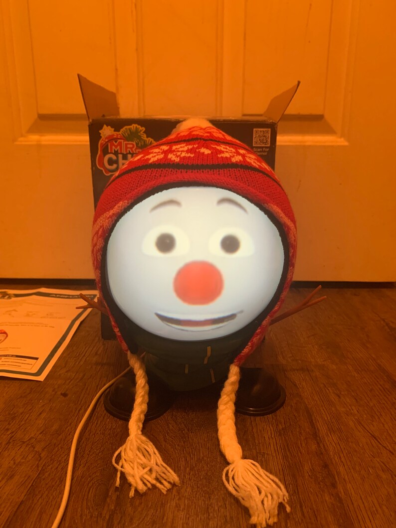 Animated 3D Mr. Chill Animated Snowman-with Projector and Speaker ...