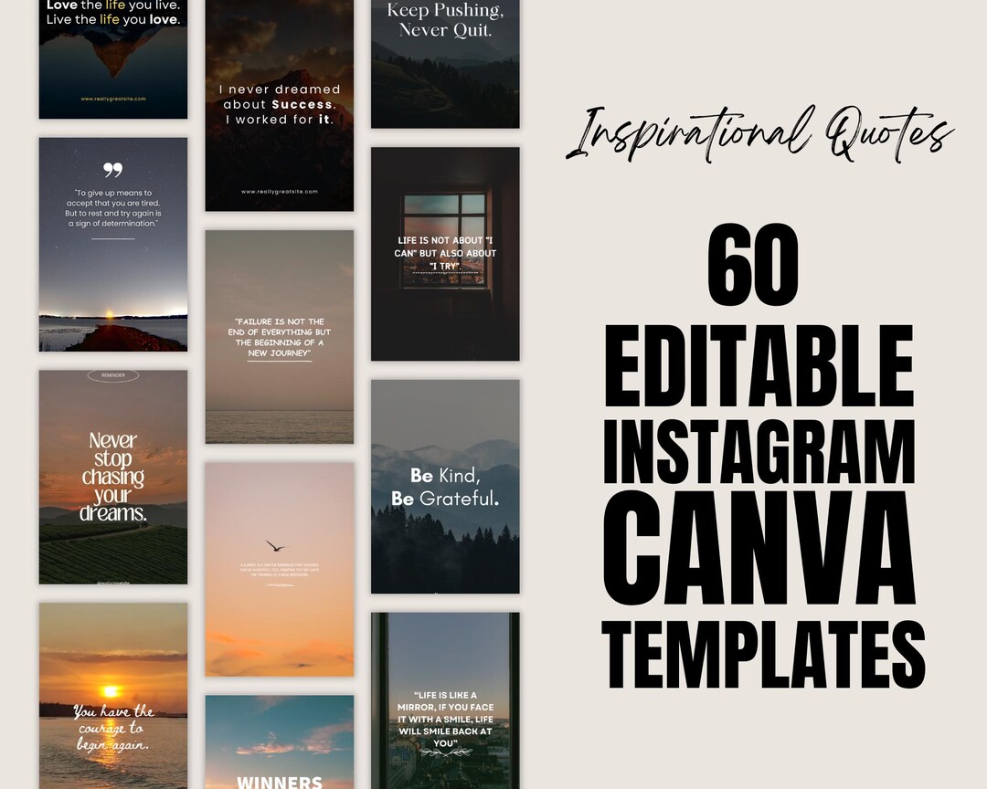 60 Instagram Quotes Template | Editable Quotes Templates | Instagram ...