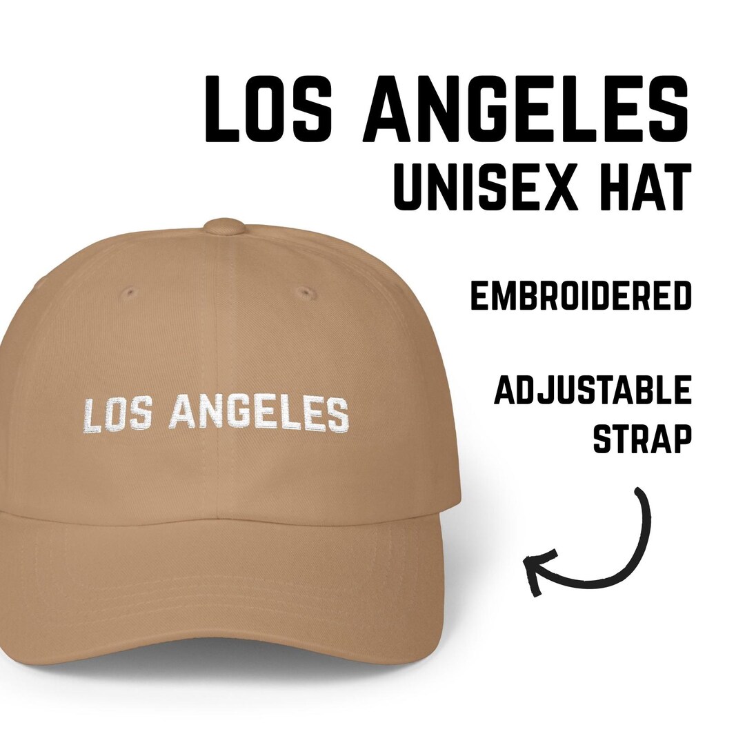 Embroidered Los Angeles Hat | LA Baseball Cap | Minimalist City Hat ...
