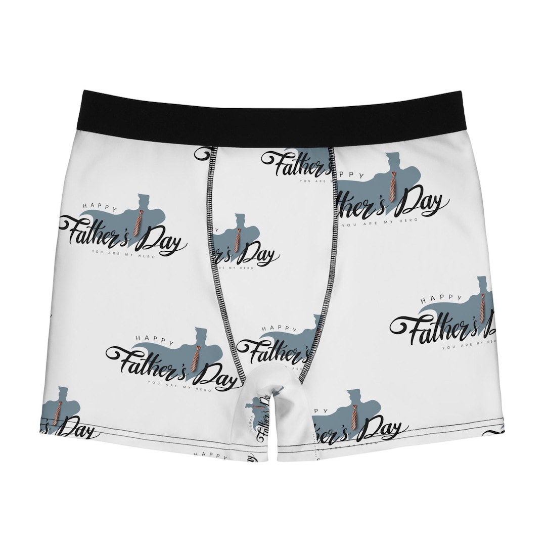 Father's Day Men's Boxer Briefs, Personalized Gift for Dad, Unique ...