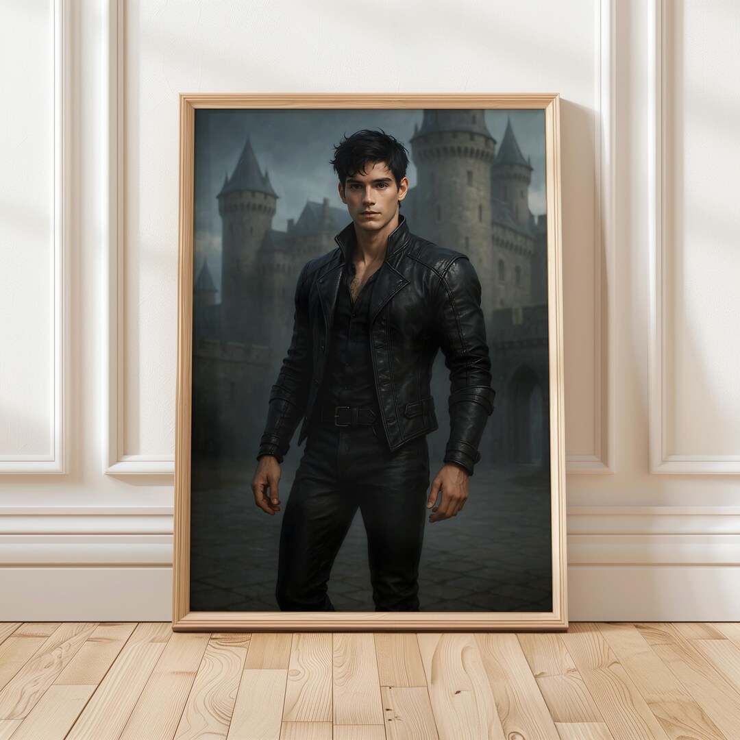 Fantasy Book Enforcer Kai Wall Art Poster, Cinematic Medieval Hero ...