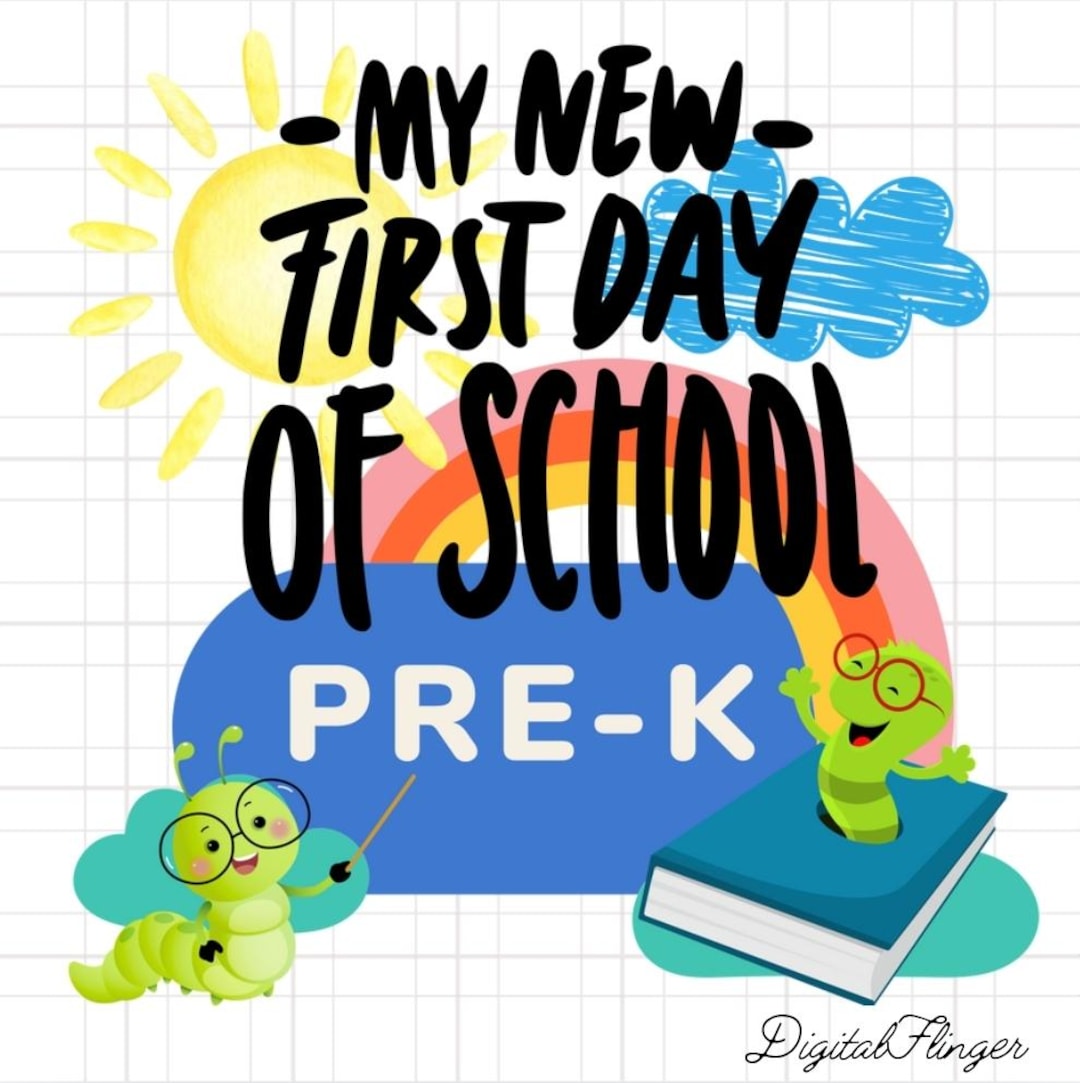 Pre K PNG, Pre K Digital Download, Pre K Sublimation Digital, Pre K ...