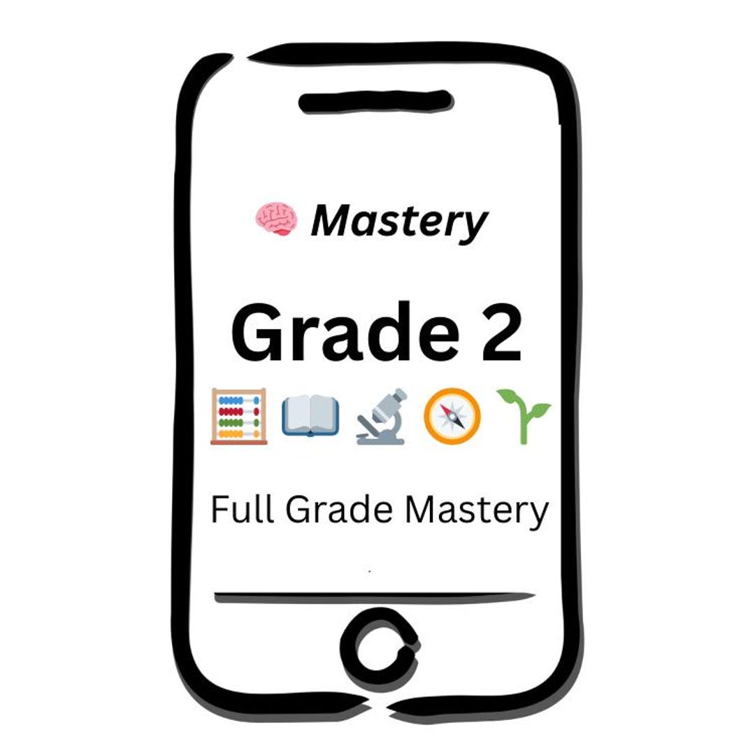 Grade 2 Complete Mastery — Full Digital Curriculum - Etsy
