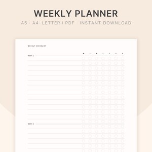 Weekly Self Care Tracker Printable | Daily Routine | Weekly Task ...