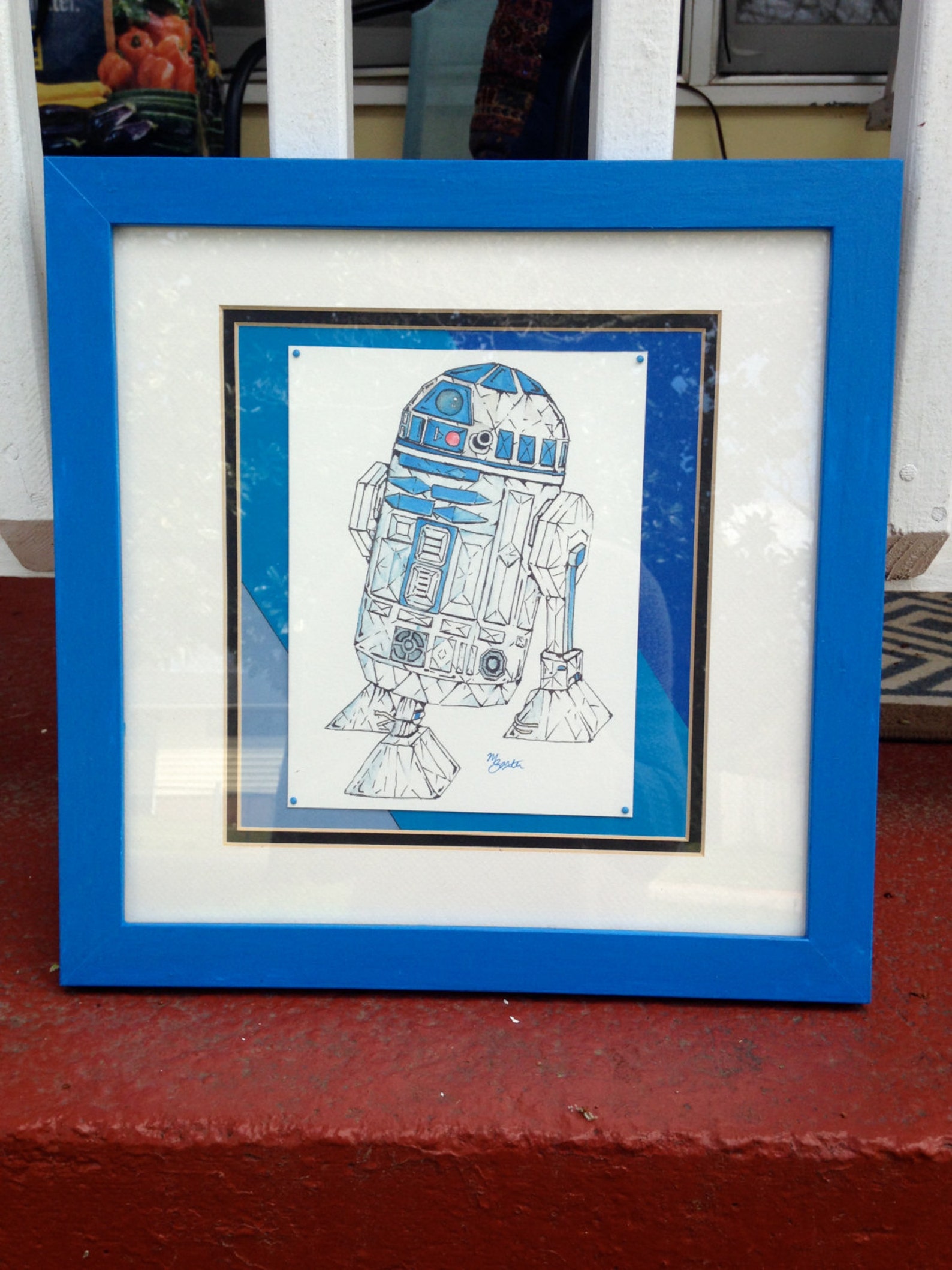 Watercolor/ink-star Wars-r2-d2 - Etsy