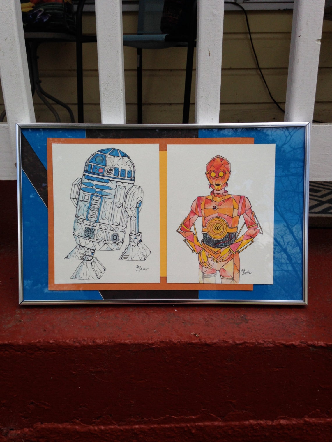 Watercolor/ink-star Wars-r2-d2 - Etsy