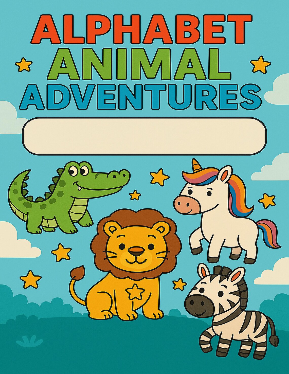 Alphabet Animal Adventures Coloring Book – A to Z Printable PDF | Cute ...