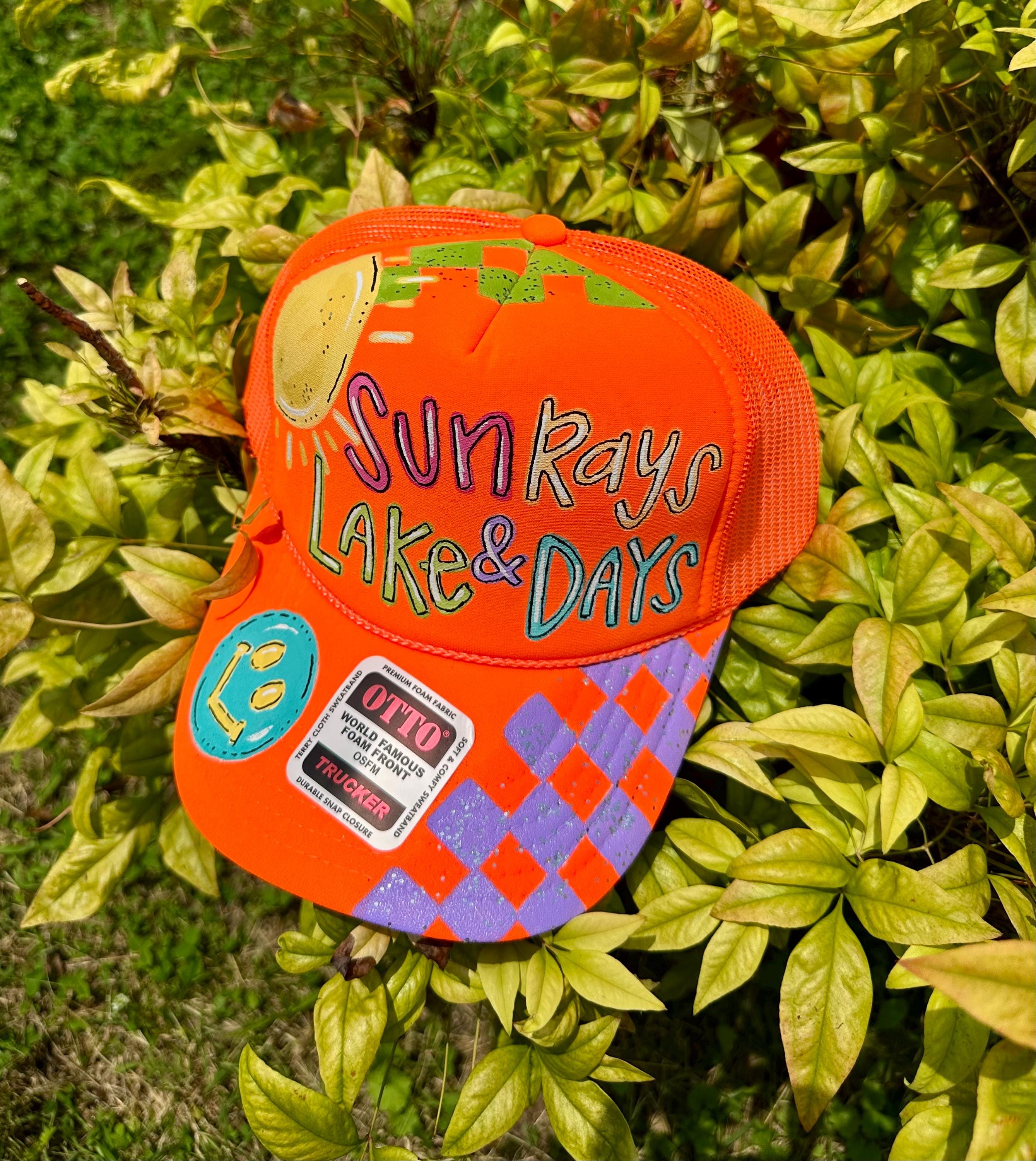 Custom Hand-painted Trucker Hat: Personalized Summer Accessory - Etsy