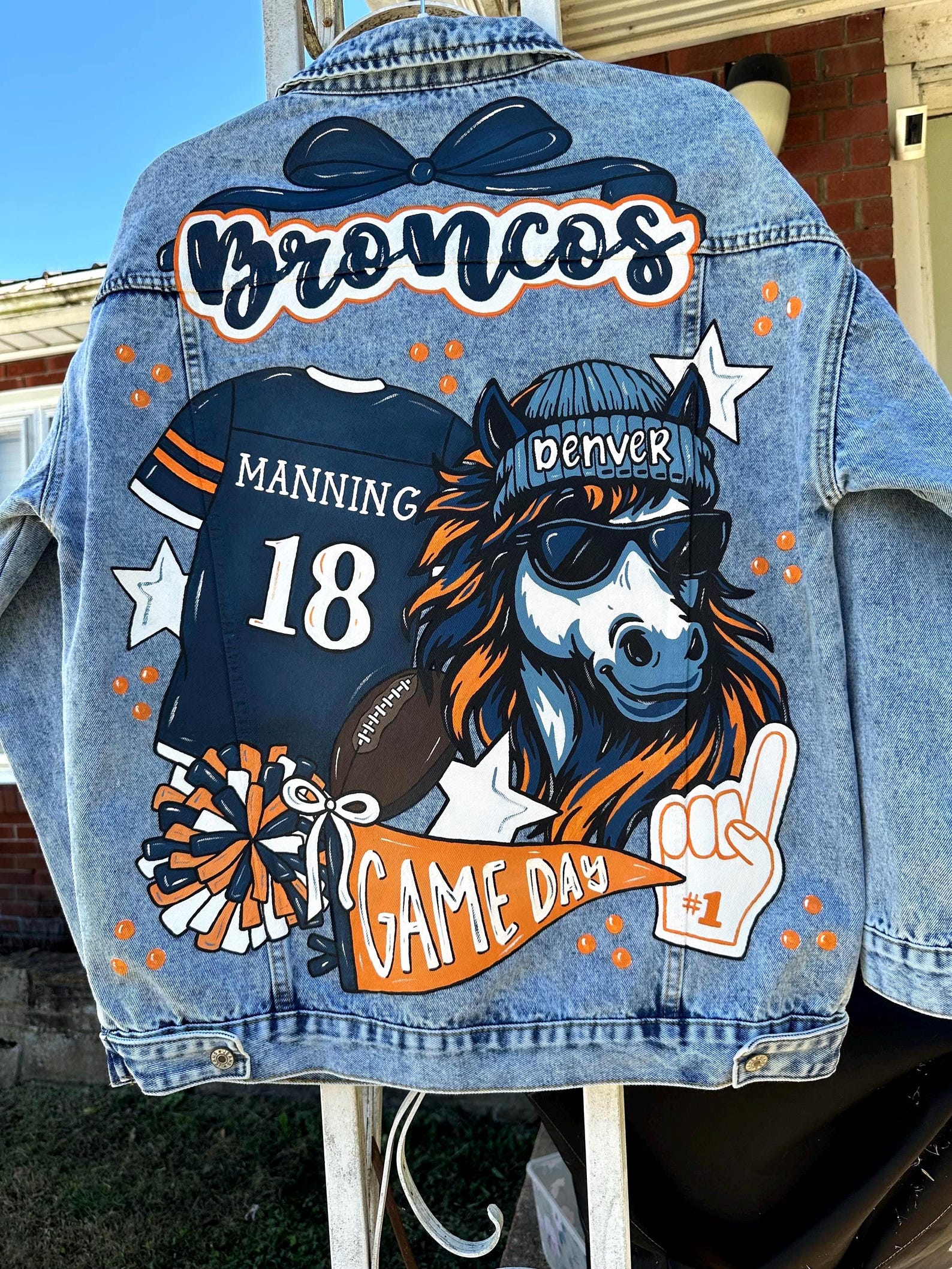 Customizable* Hand-painted Oversized Denim Jackets! - Etsy