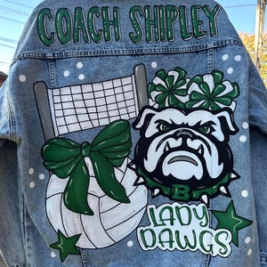 Customizable* Hand-painted Oversized Denim Jackets! - Etsy