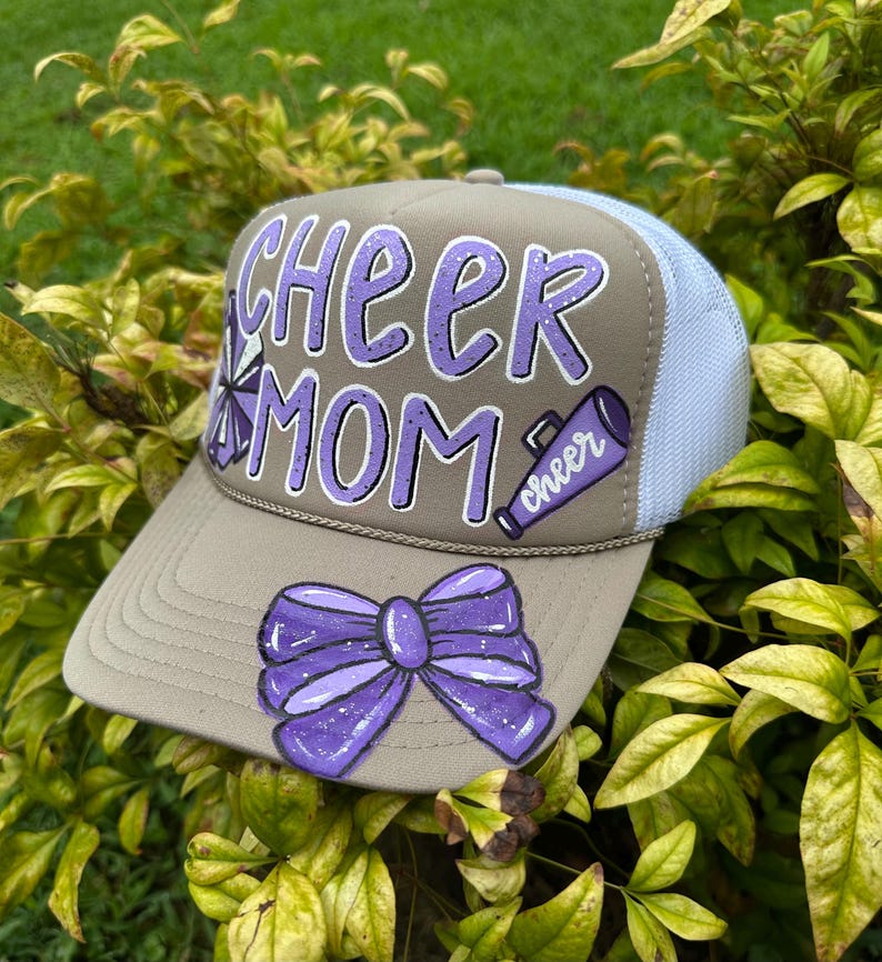 Custom* Hand-painted Trucker Hats- Great for Sports, College, Summer ...