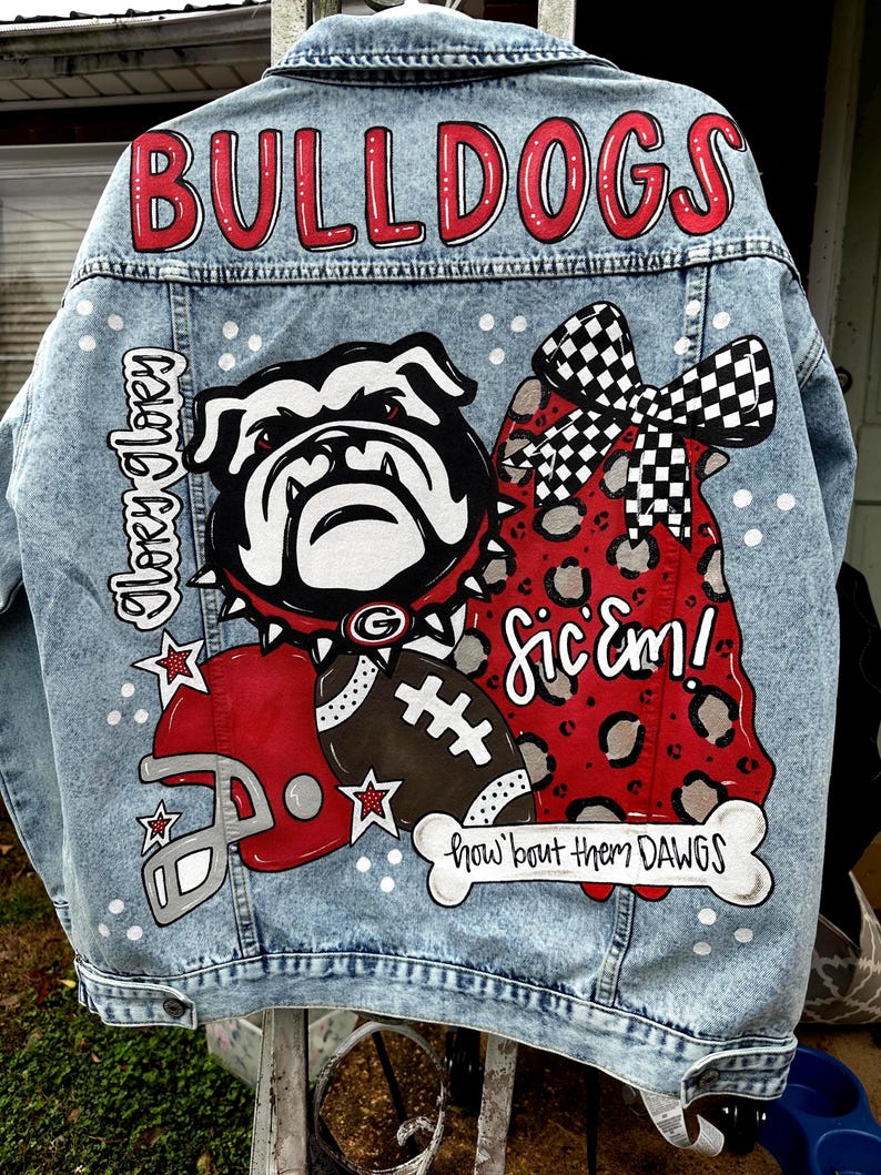 Customizable* Hand-painted Oversized Denim Jackets! - Etsy