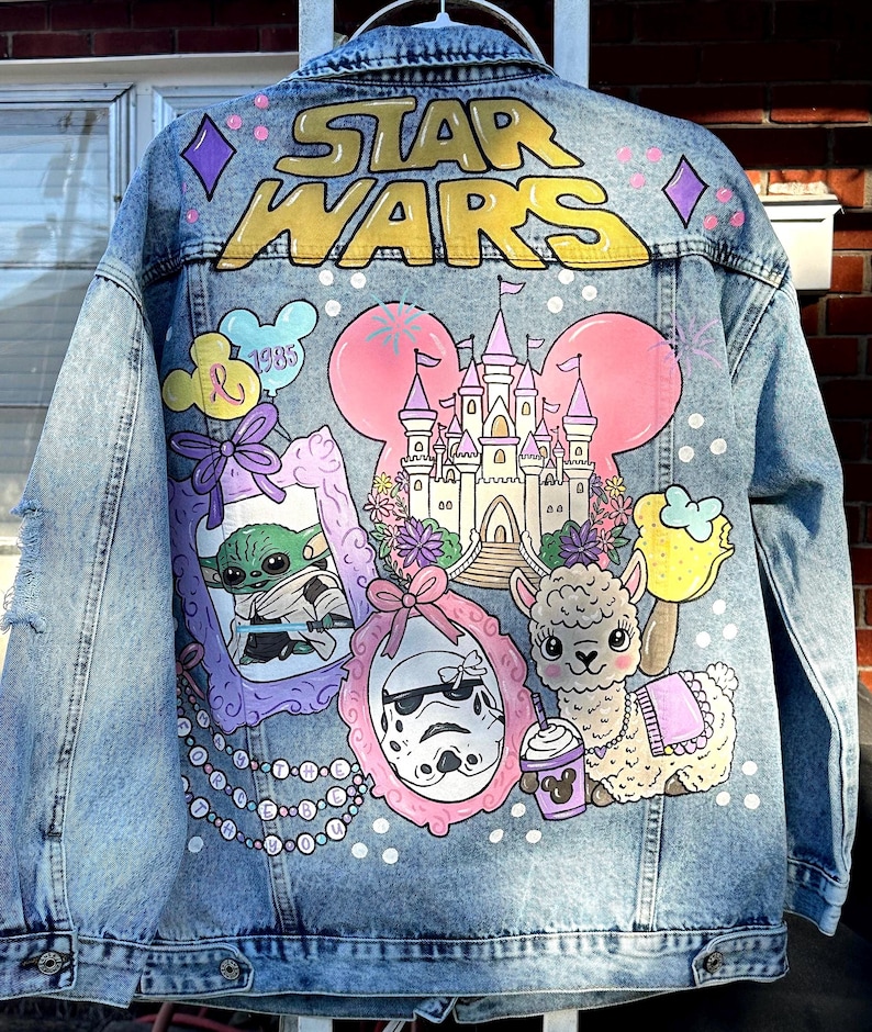 Customizable* Hand-painted Oversized Denim Jackets! - Etsy