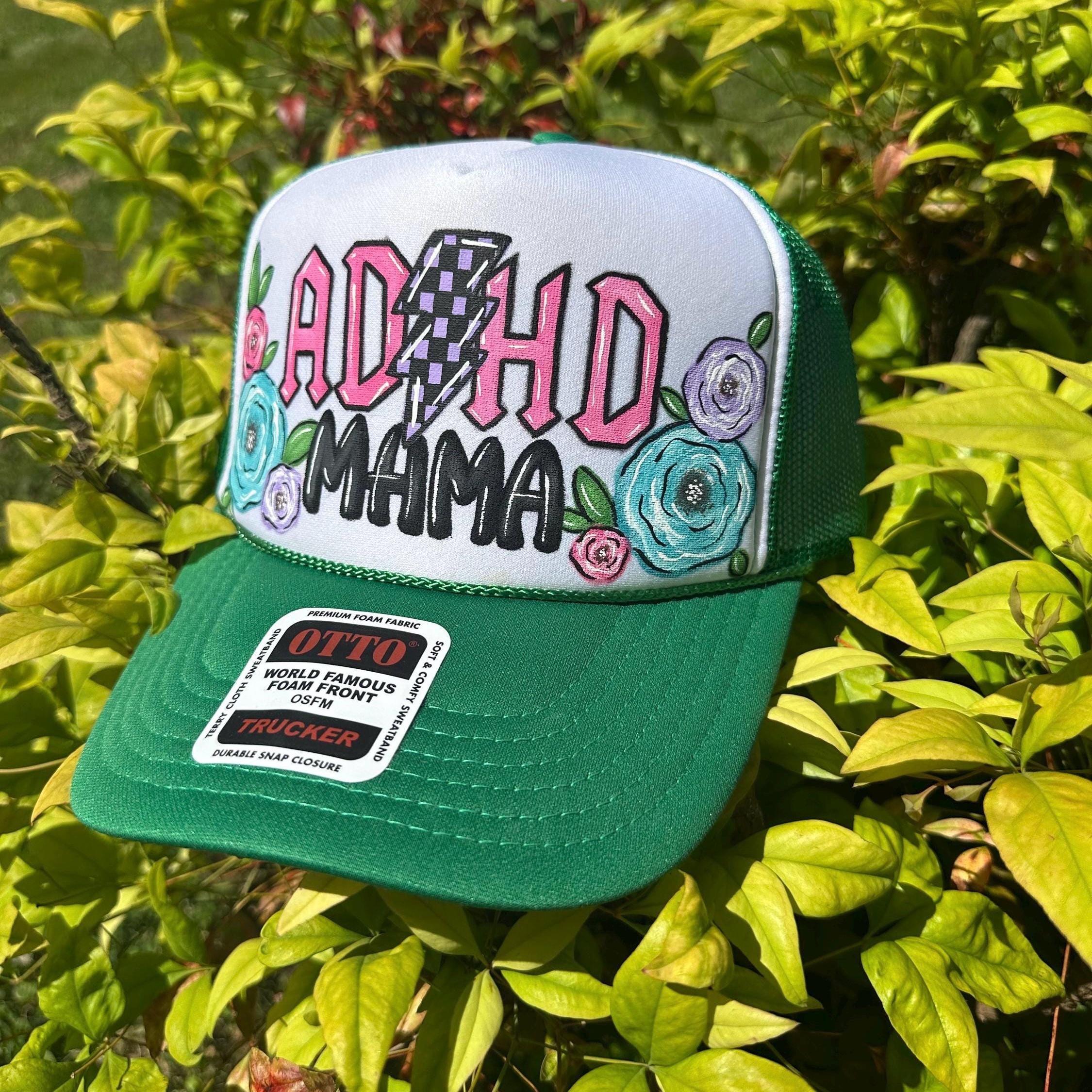 Custom* Hand-painted Trucker Hats- Great for Sports, College, Summer ...