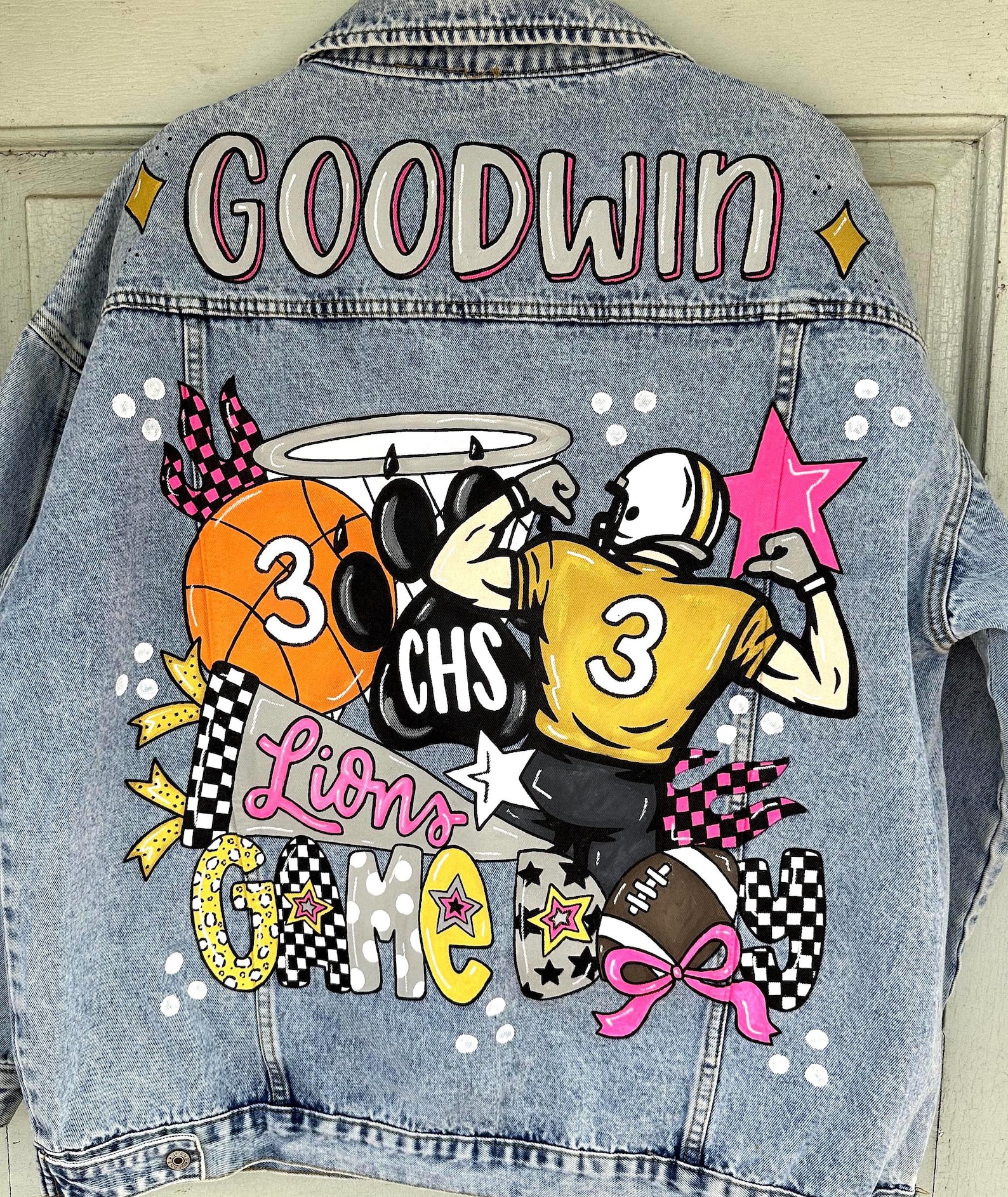 Customizable* Hand-painted Oversized Denim Jackets! - Etsy