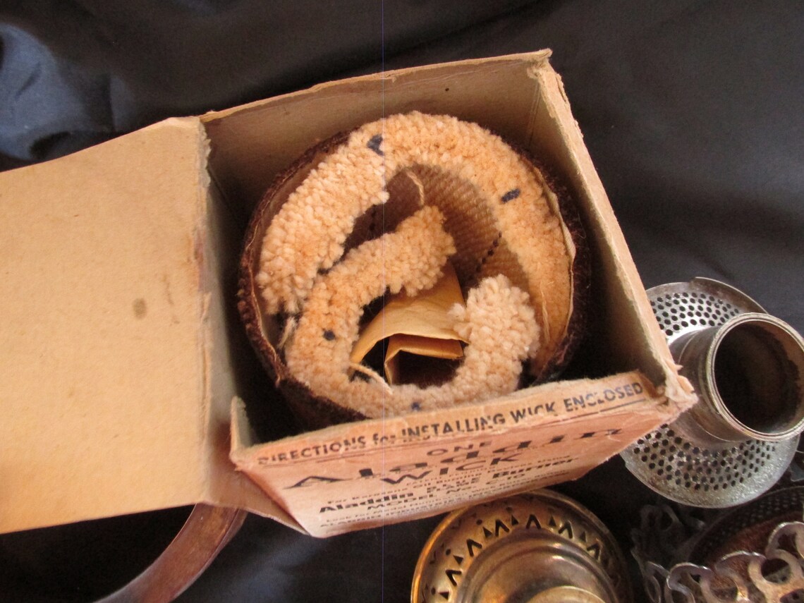 Lot of 21 Vintage Antique Oil Lamp Parts Wicks Burners - Etsy