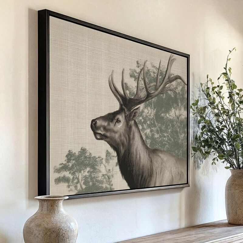 Elk Painting - Etsy