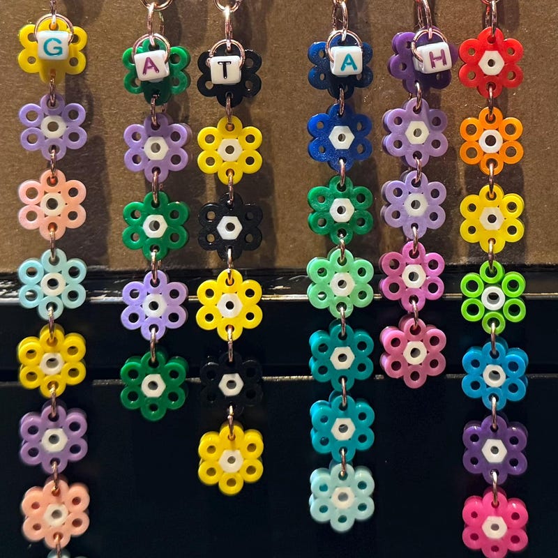 Melty Bead Keychain - Etsy