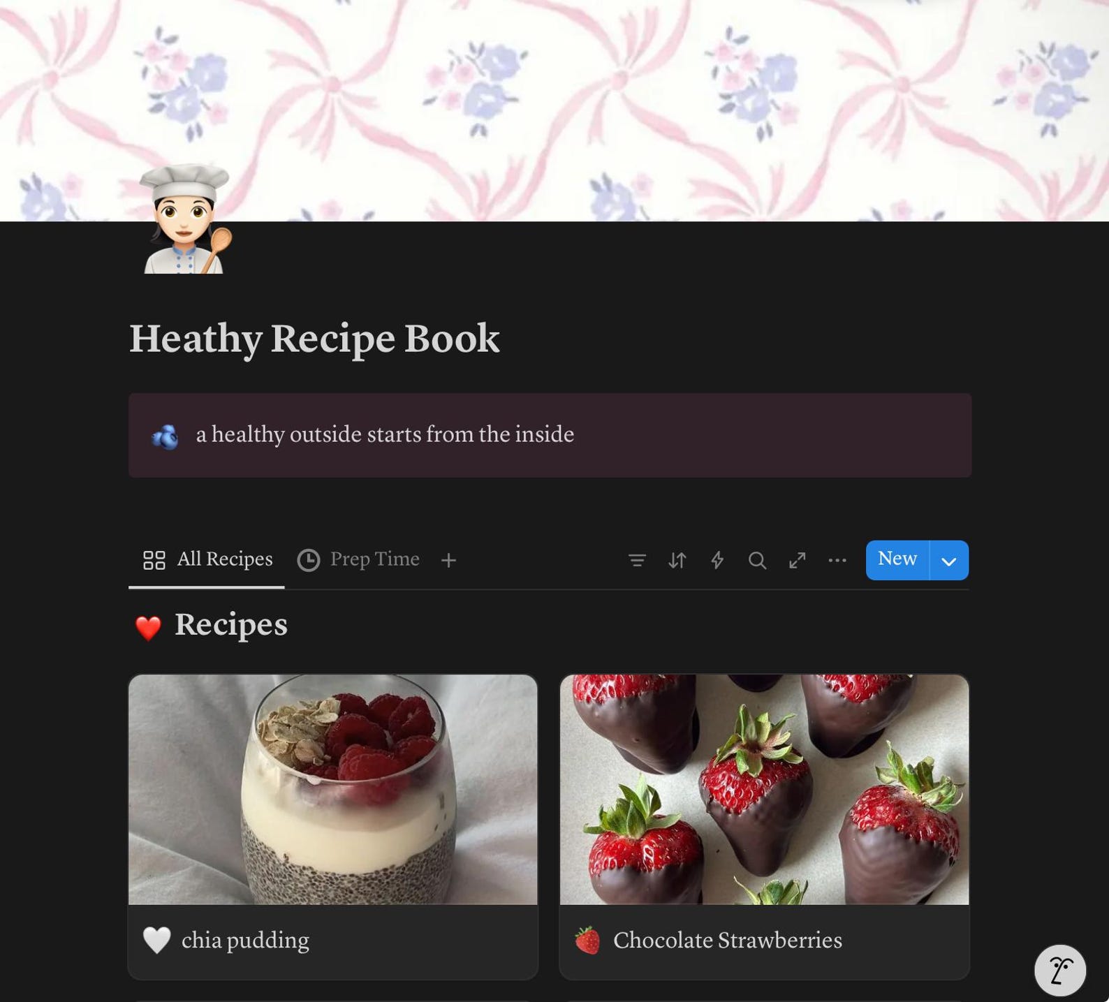Notion Cookbook Template | Digital Recipe Organizer With 35 Healthy ...