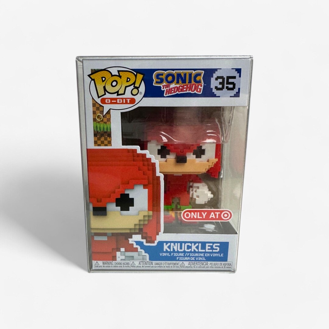 Funko Pop 8-bit Knuckles Sonic the Hedgehog 35 Vaulted Vinyl Protector ...