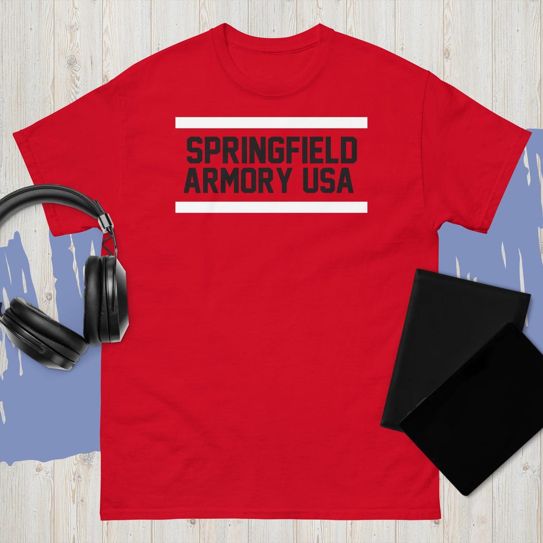 New SPRINGFIELD ARMORY T-shirt Men's Short Sleeve Shirt - Etsy
