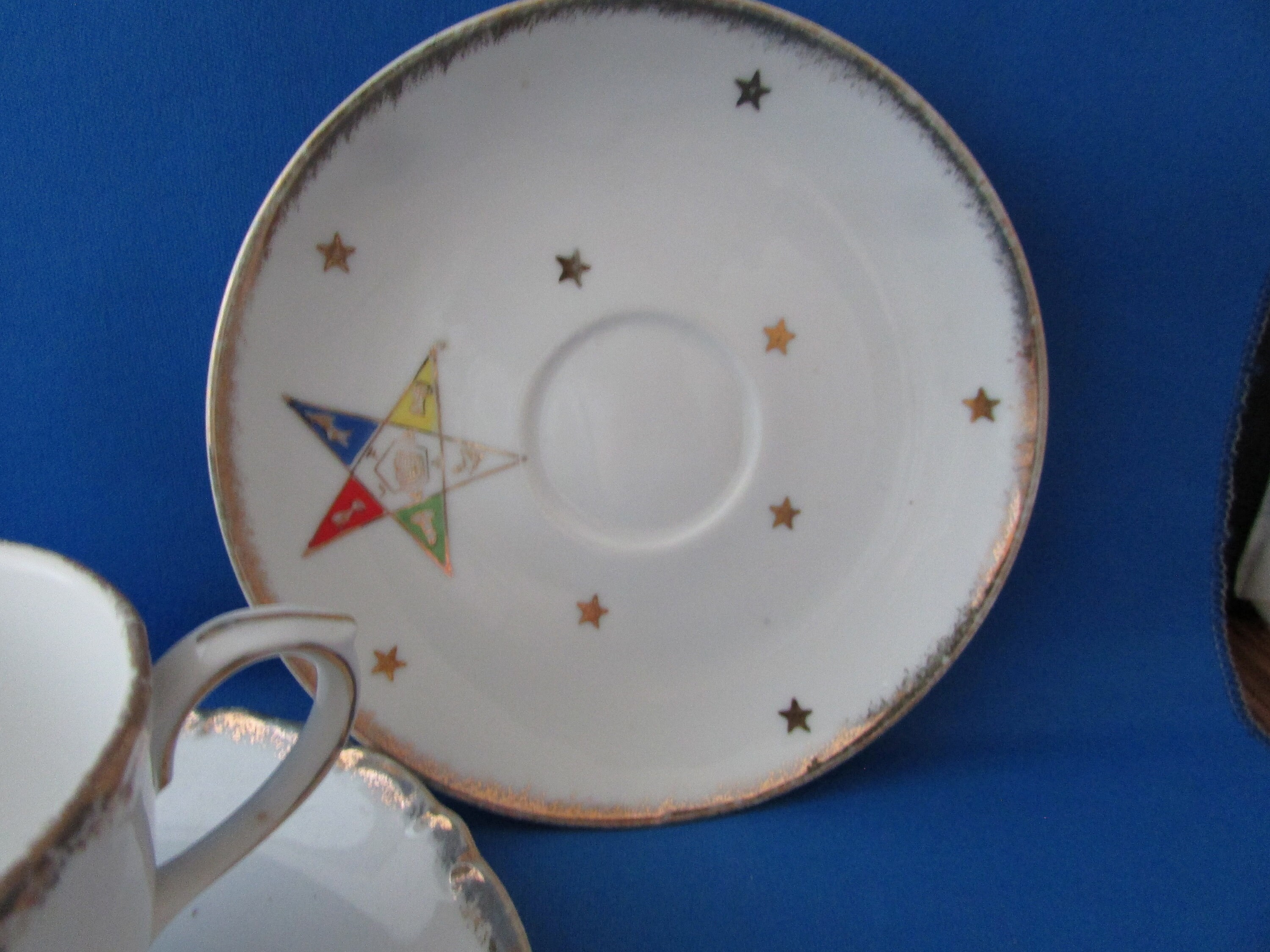 Vintage Masonic Temple Tea Cup and 2 Saucers - Etsy