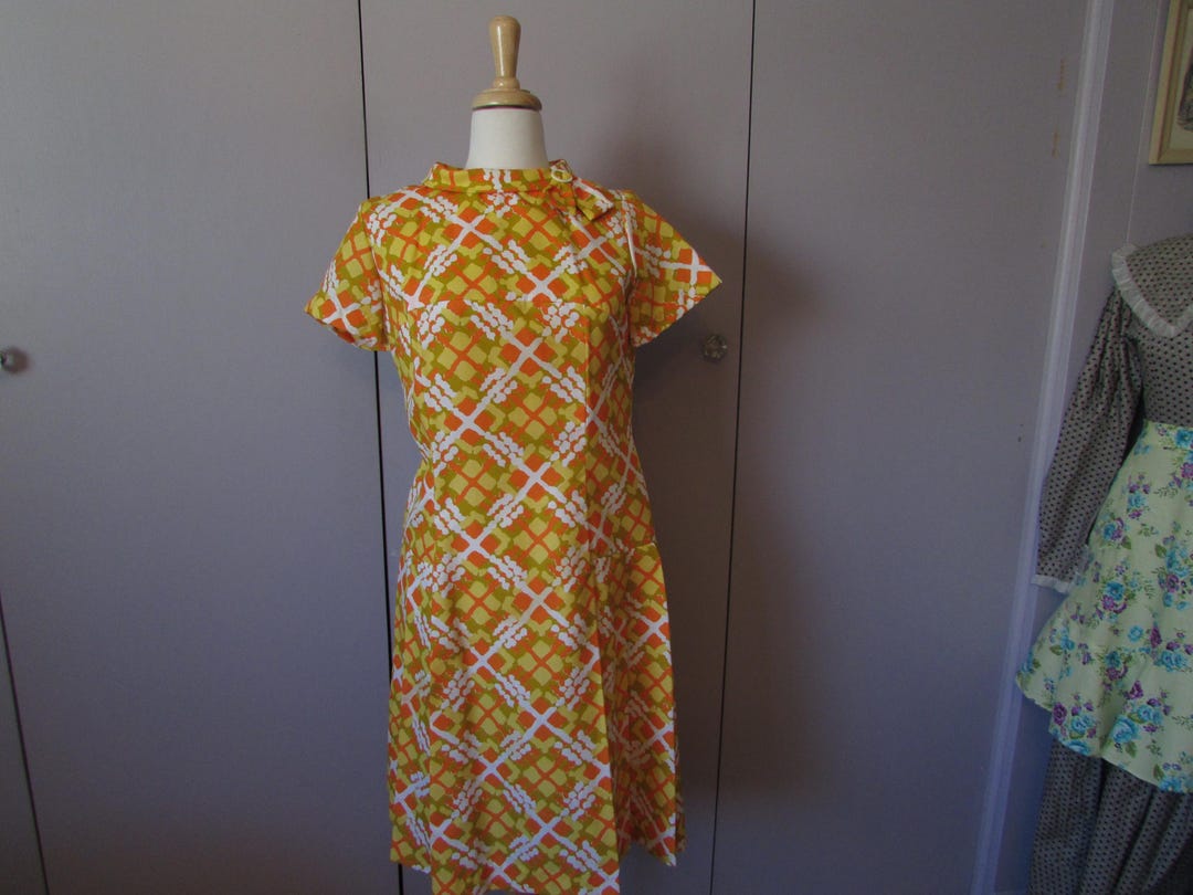 1960's/1970's Hip Hugger Dress - Etsy