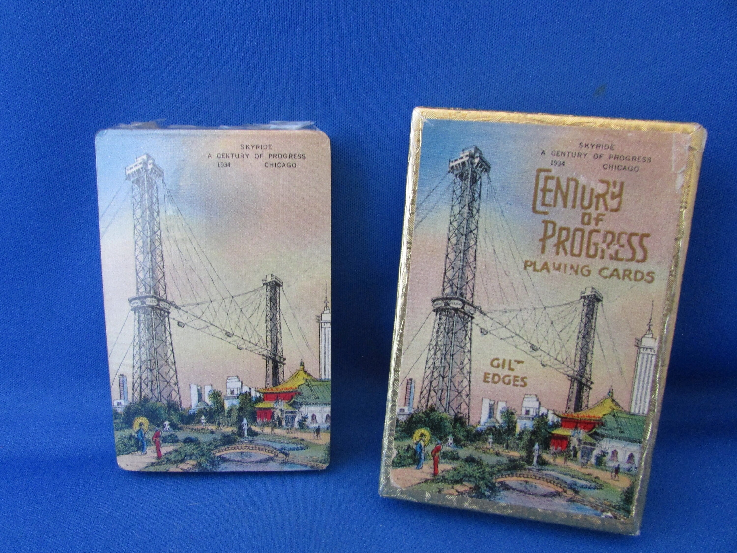 Century of Progress Playing Cards From Chicago's Worlds Fair - Etsy