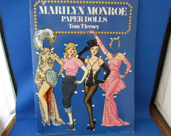 Vintage Tom Tierney Marilyn Monroe Paper Dolls 1979. - Etsy