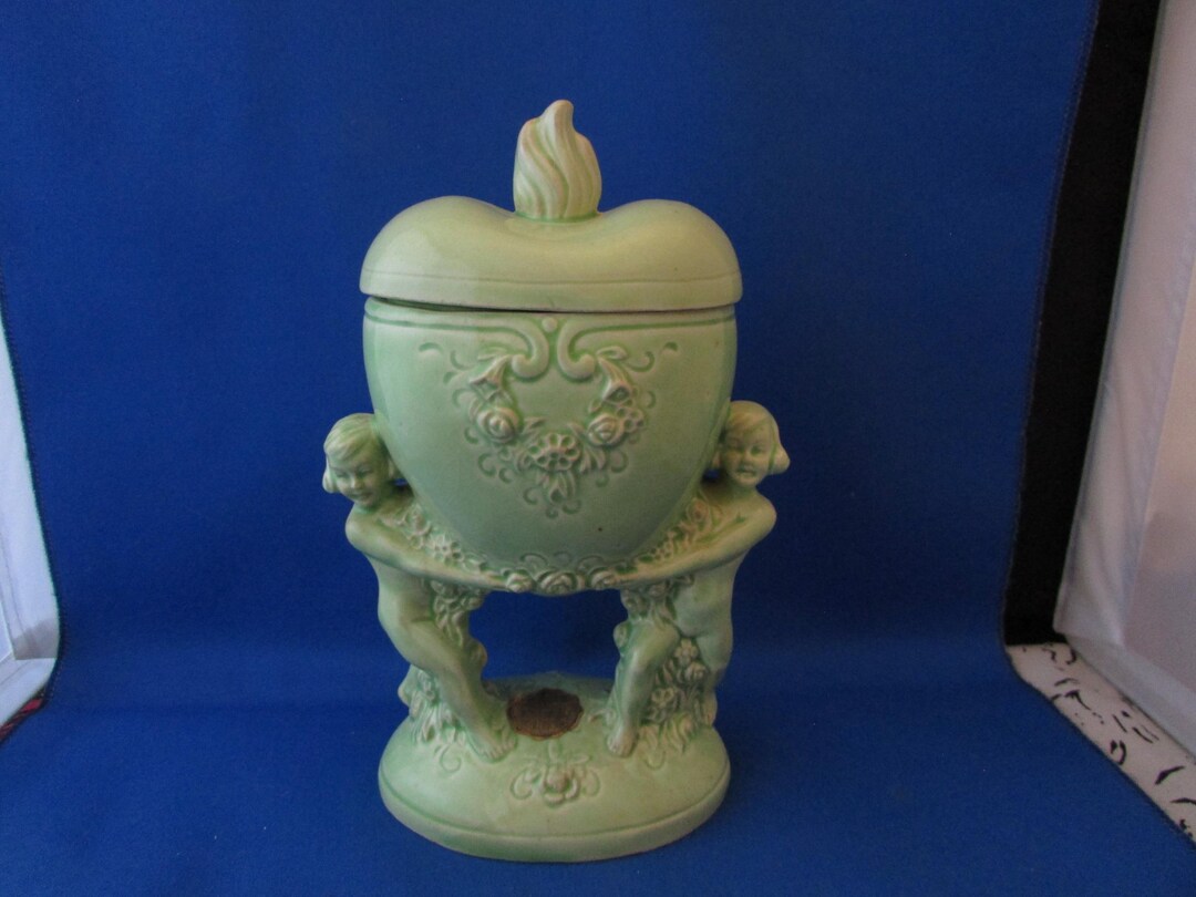 Ceramic Standing Cherubs With Heart Case - Etsy