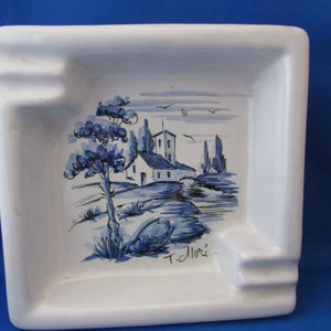 Hand Painted Ash Tray From Italy - Etsy