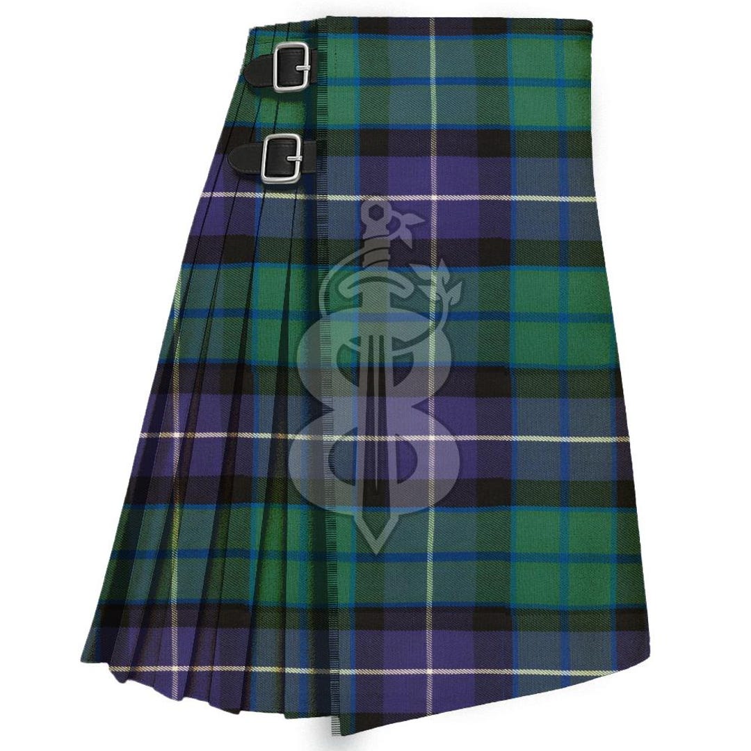 Freedom Tartan Kilt Traditional 8 Yard - Etsy