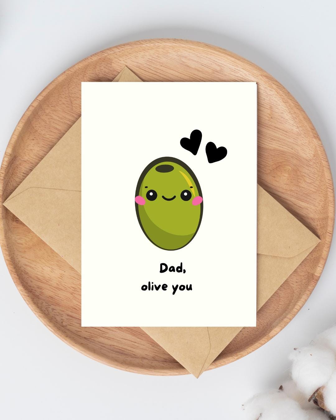 Dad, Olive You - Printable Father’s Day Card – Instant Download | Funny ...