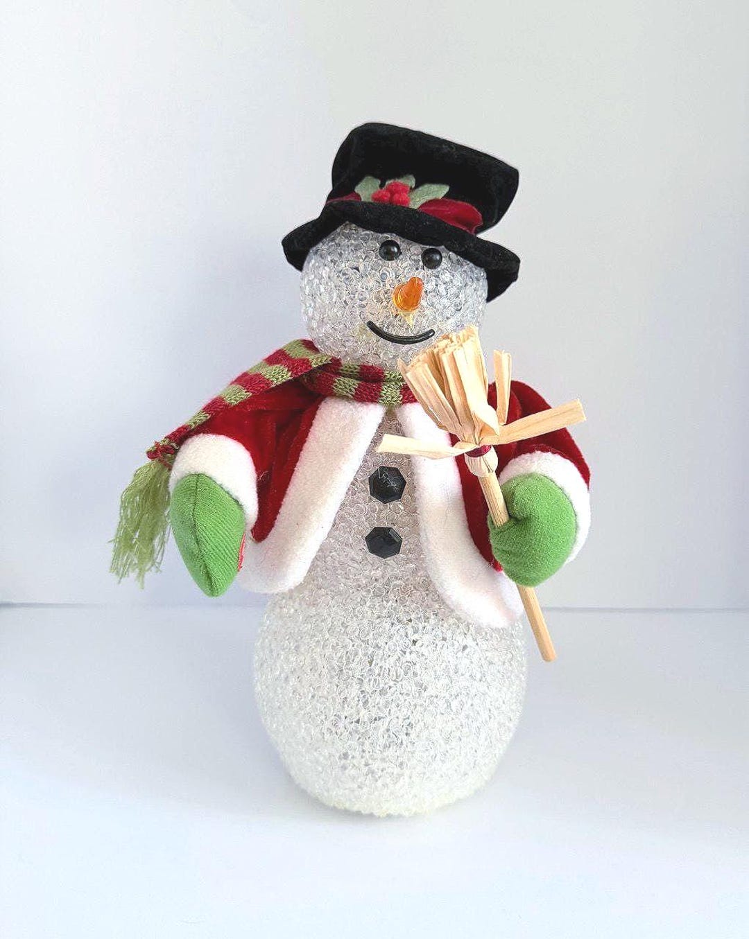 Vintage Avon 2005 Animated Lighted Snowman Figurine 10x6" - Etsy