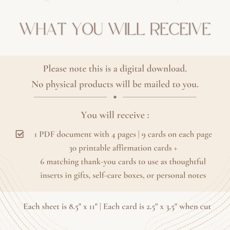 Burnout Recovery Affirmation Cards – 30-day Printable Deck for Women ...