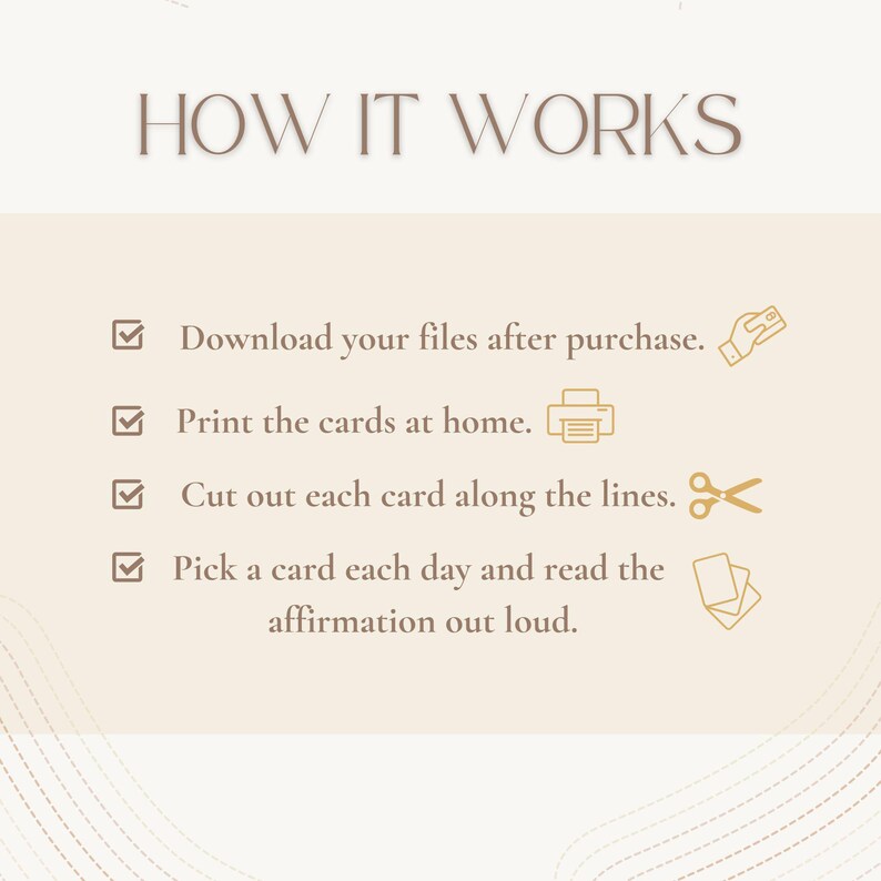 Burnout Recovery Affirmation Cards – 30-day Printable Deck for Women ...