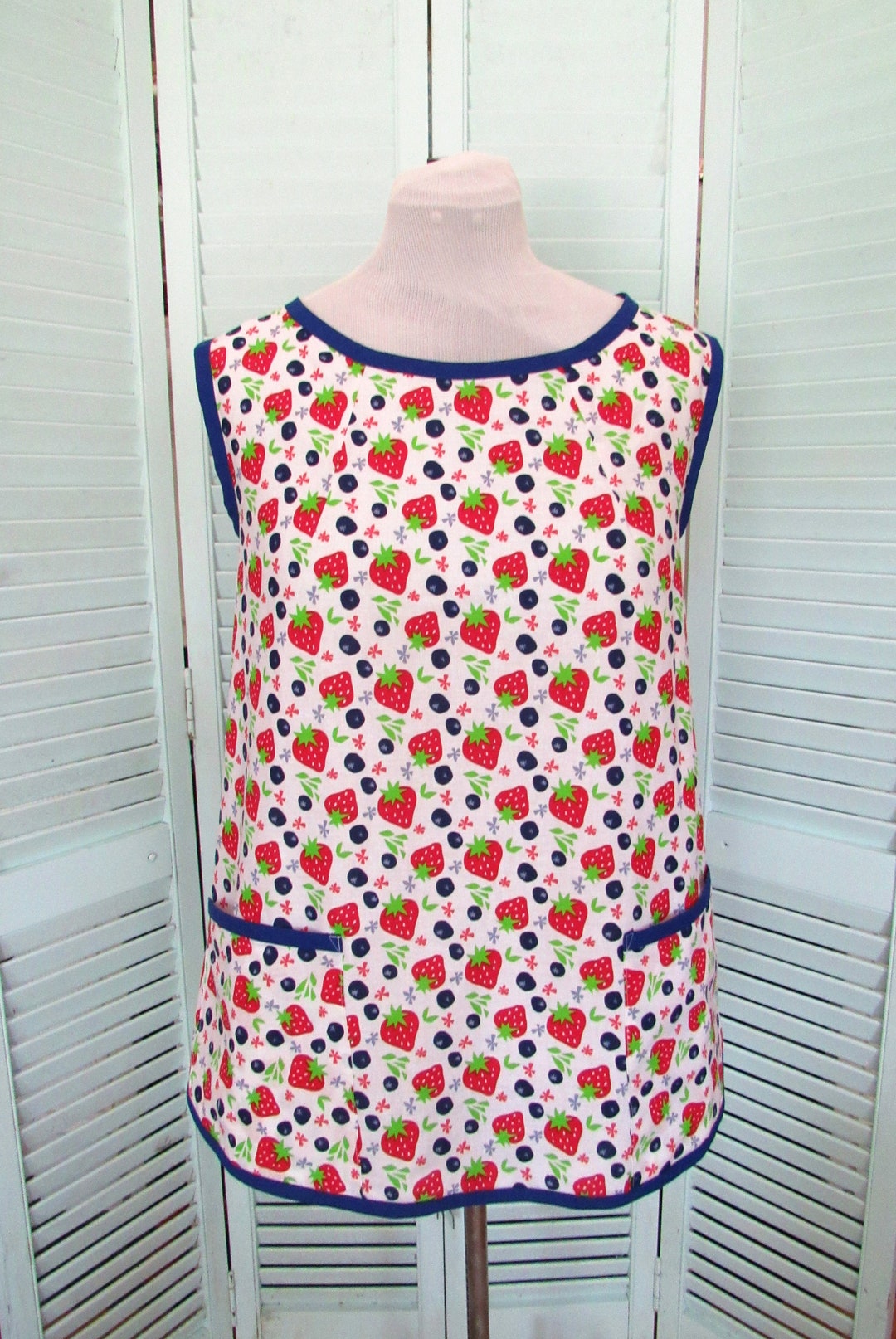 Retro Cross Back Summer Smock Apron From 1960s Butterick Patternsize ...