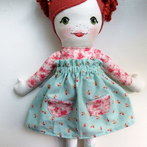 Cloth Doll Rag Doll 18 Inches Tall-red Hair-soft Doll Birthday Gift ...