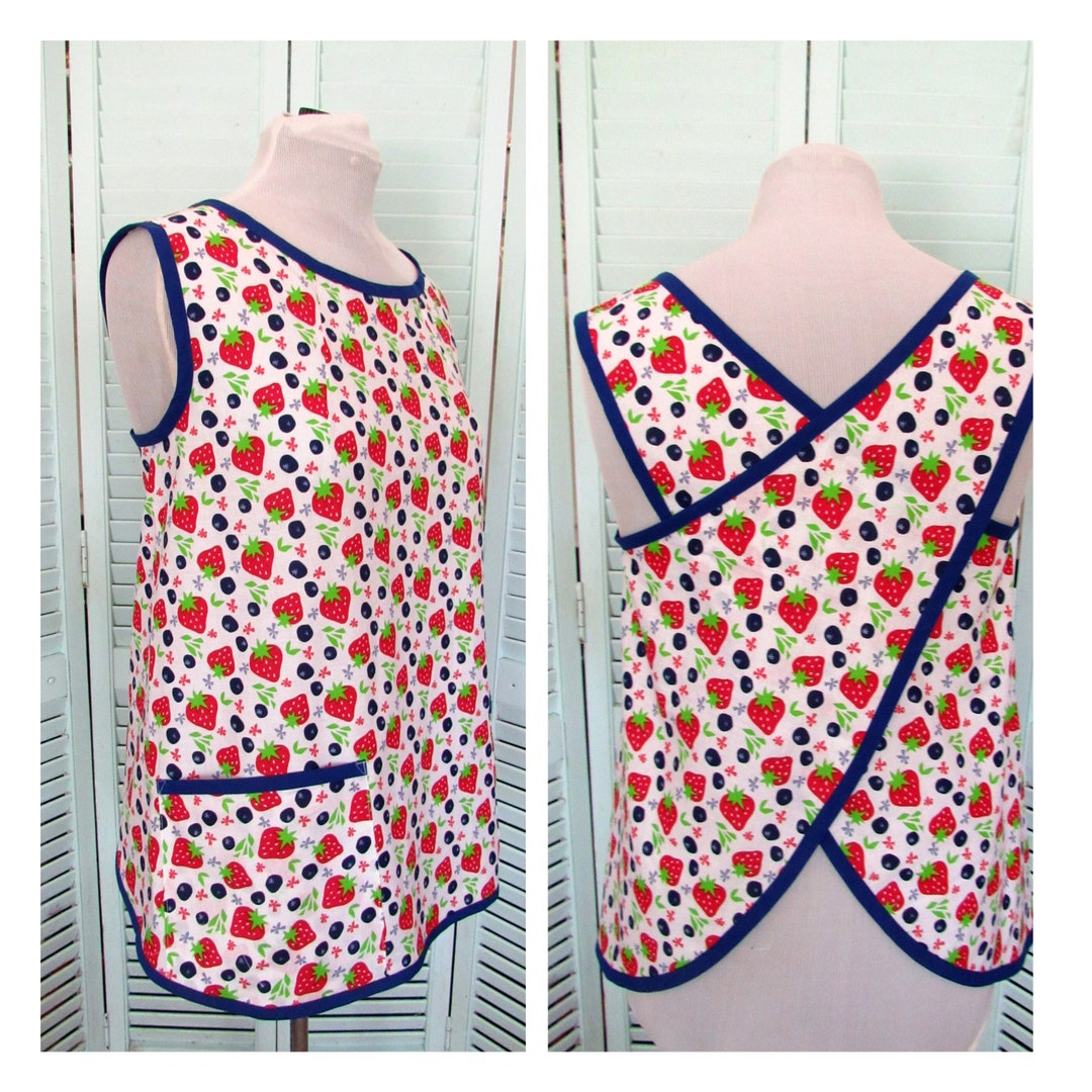 Retro Cross Back Summer Smock Apron From 1960s Butterick Patternsize ...