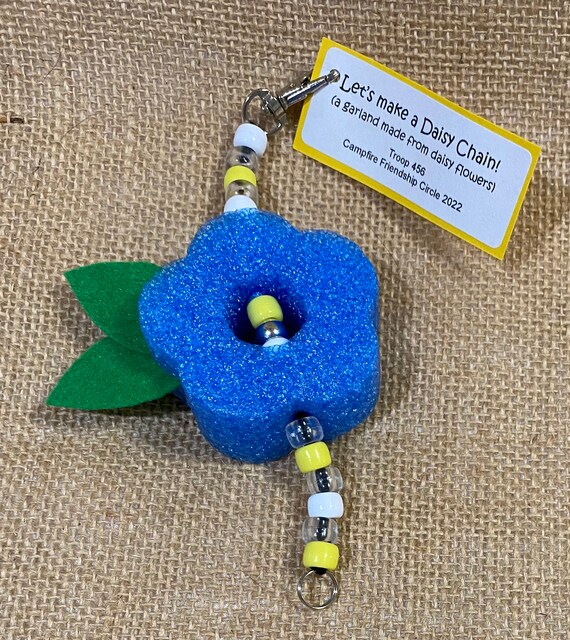 Set of Ten 10 Daisy Key Chain Backpack Clip Bag Bling Flower | Etsy