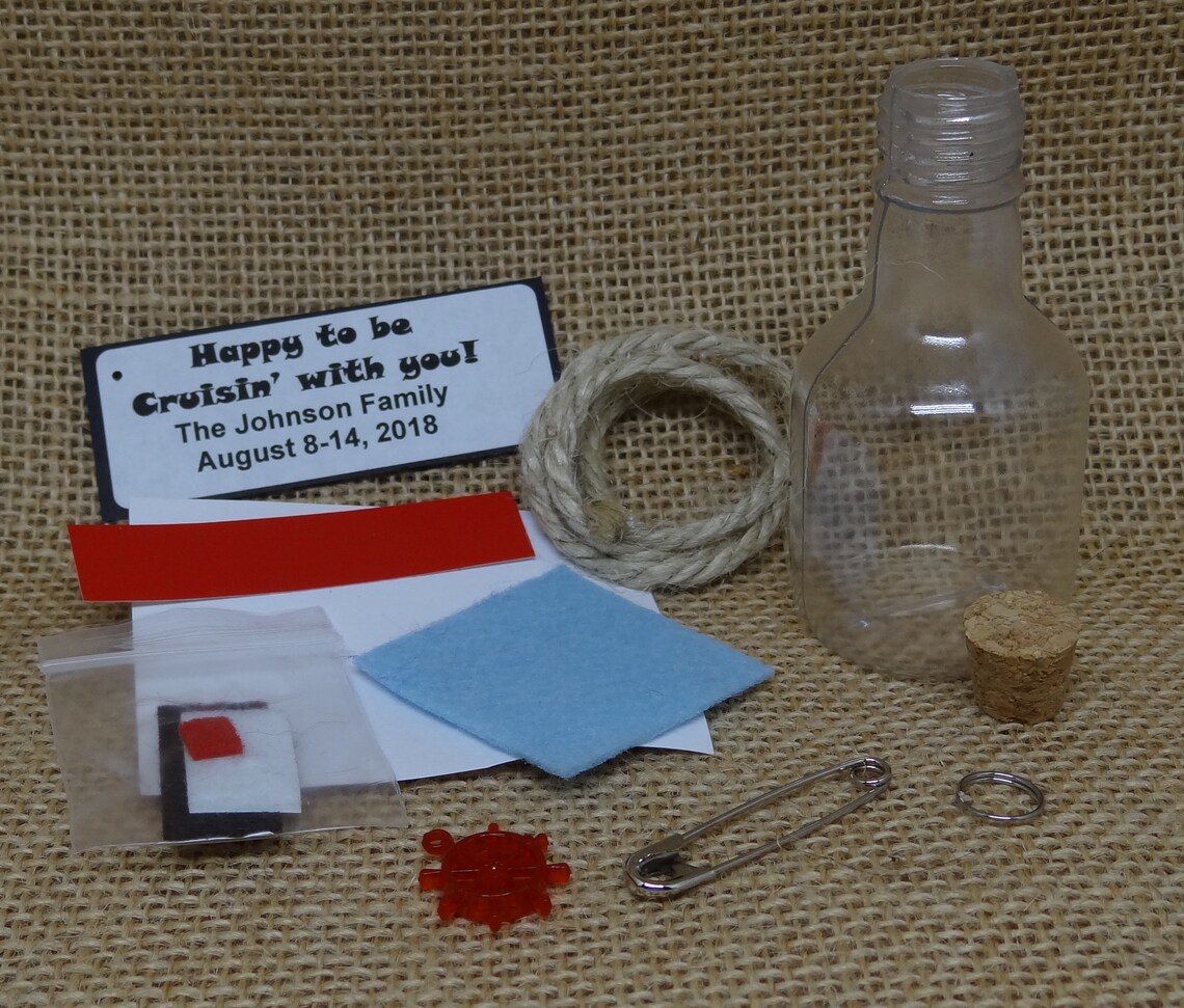 Set of Ten 10 Ship in a Bottle Message in a Bottle Vacation - Etsy