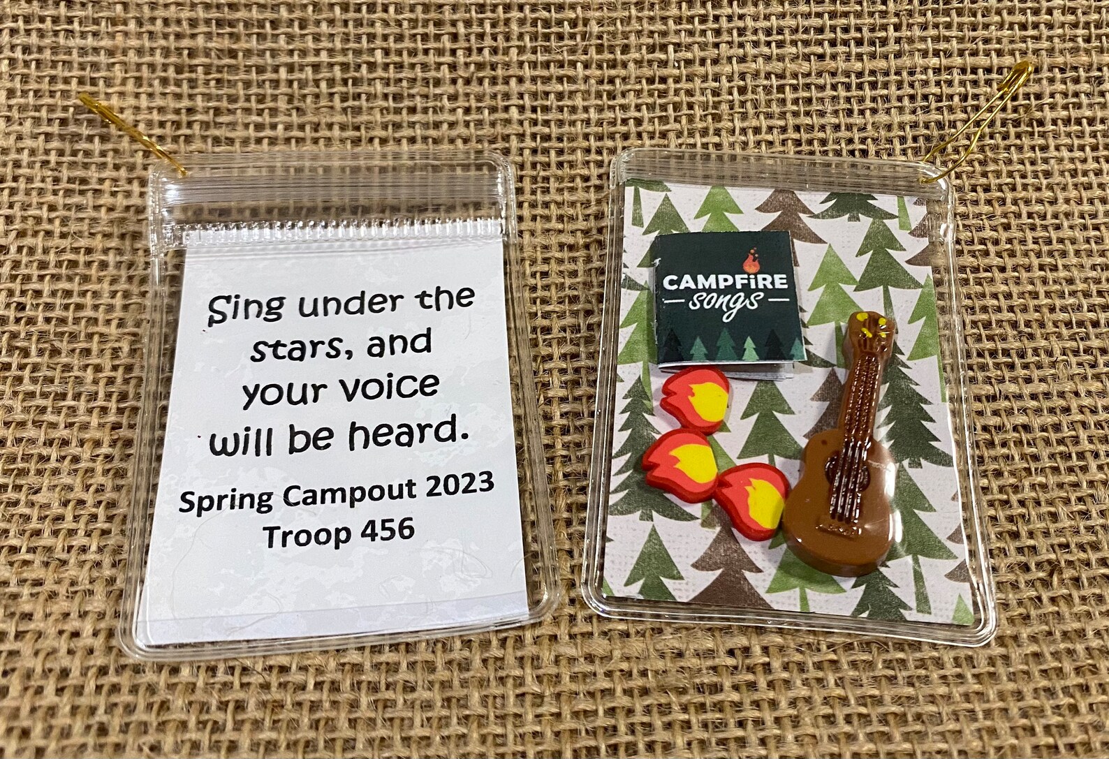 Set of Ten (10) Campfire Circle Sing Along Songs Guitar Forest Trees ...