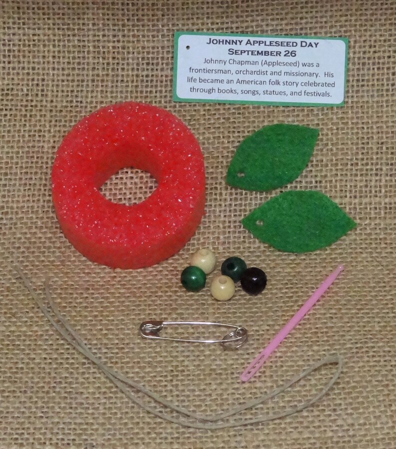 Set of Ten 10 Apple Fall Harvest Johnny Appleseed Scout SWAP - Etsy