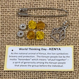 Set of Ten (10) World Thinking Day Kenya Kenyan Lion Harambee Scout ...