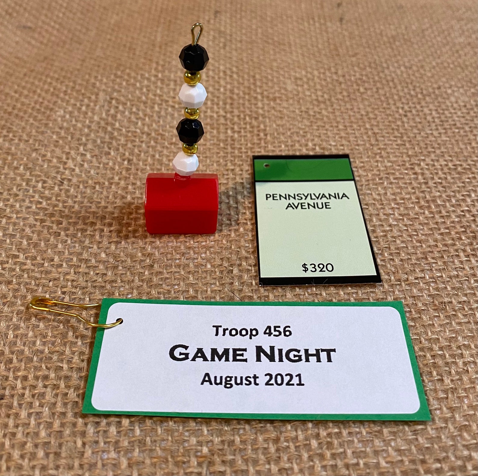 Set of Ten 10 Monopoly Game Night Cookie Sales Scout SWAP or - Etsy