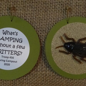 Set of Ten (10) Camp Critter Cockroach Roach Scout SWAP or Craft Kits ...