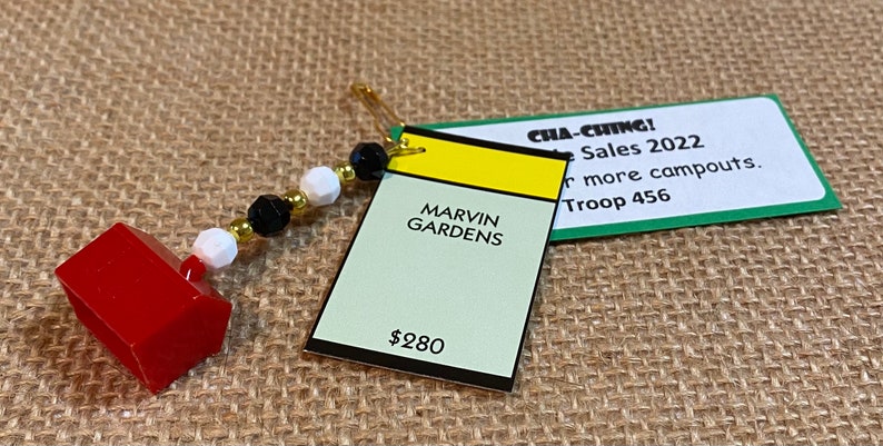 Set of Ten 10 Monopoly Game Night Cookie Sales Scout SWAP or - Etsy