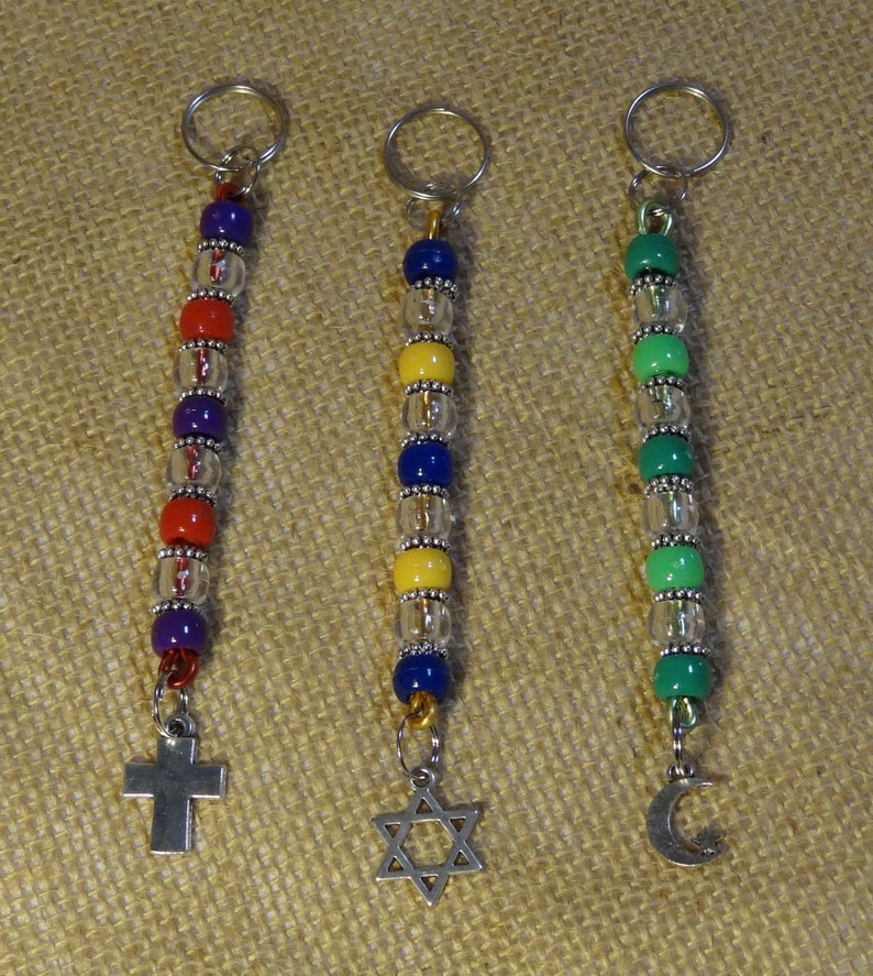 Christian Cross Jewish Star of David Muslim Islam Crescent Moon and ...