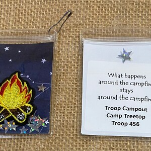 Set of Ten (10) Campfire Circle Camping Campout Scout Pocket DIY Swaps ...