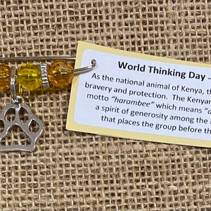 Set of Ten (10) World Thinking Day Kenya Kenyan Lion Harambee Scout ...